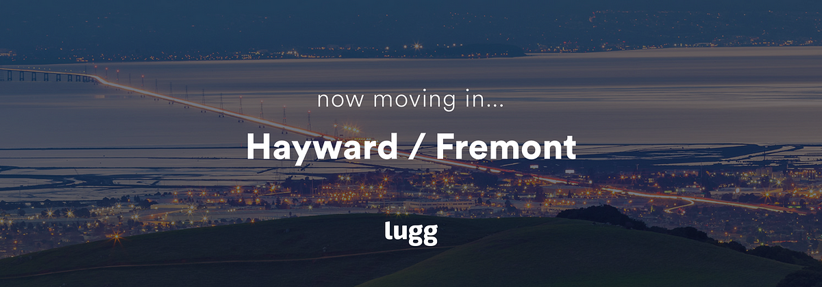 Lugg on-demand movers in Hayward, Fremont & Castro Valley